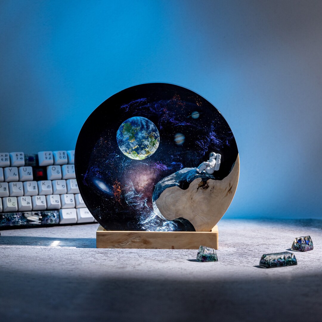 Lamp Galaxy Astronaut Resin, Astronaut Resin Lamp, Lamp Custom Resin ...