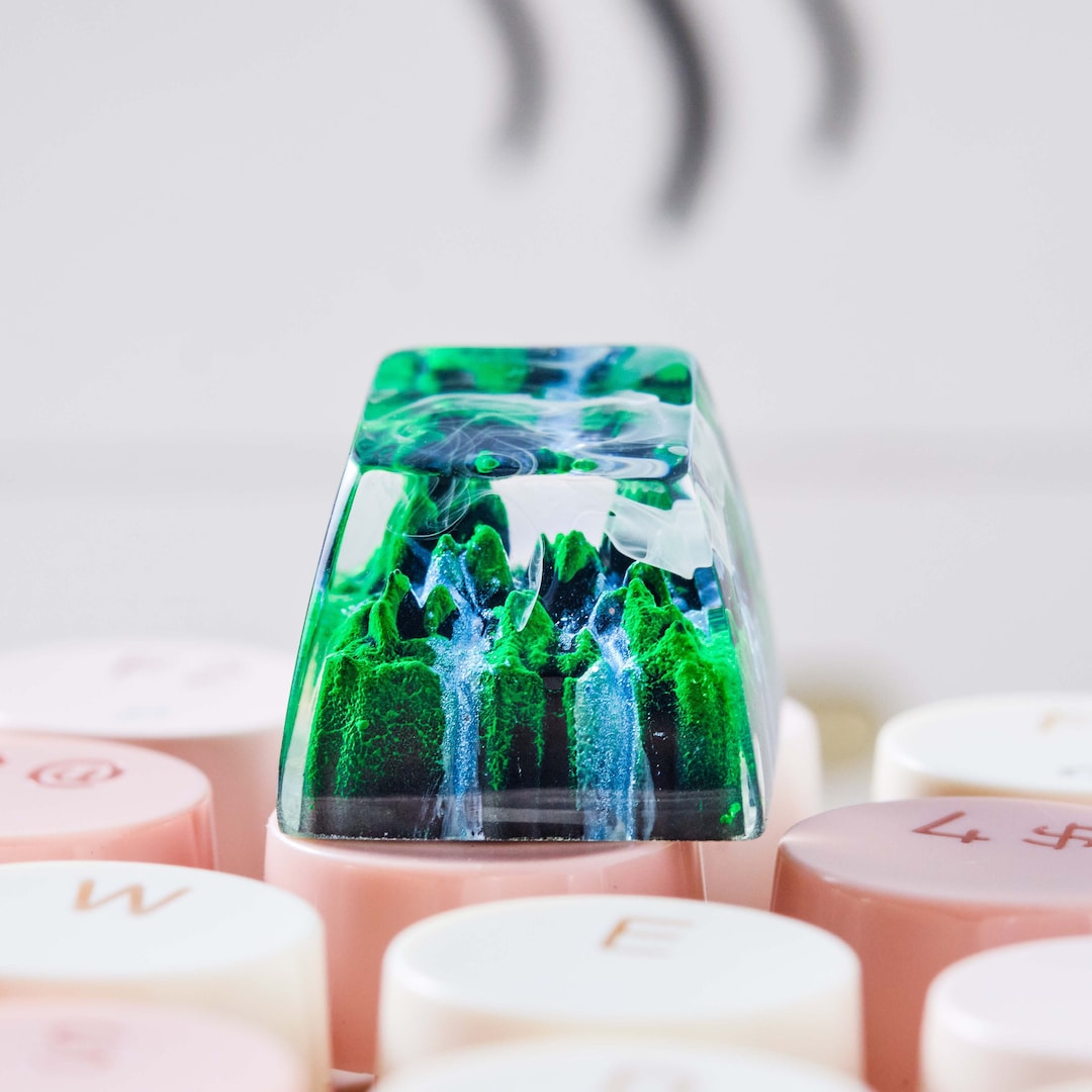 Keycaps Mystical Forest Artisan,custom Artisan Keycaps, Keycaps Anime ...