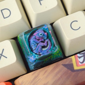 Keycaps Artisan Dinosaur ESC, Custom Resin Keycap, 3d Printed Handmade ...