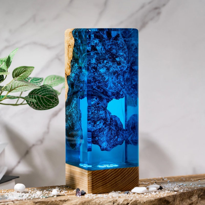 Blue Resin - Etsy