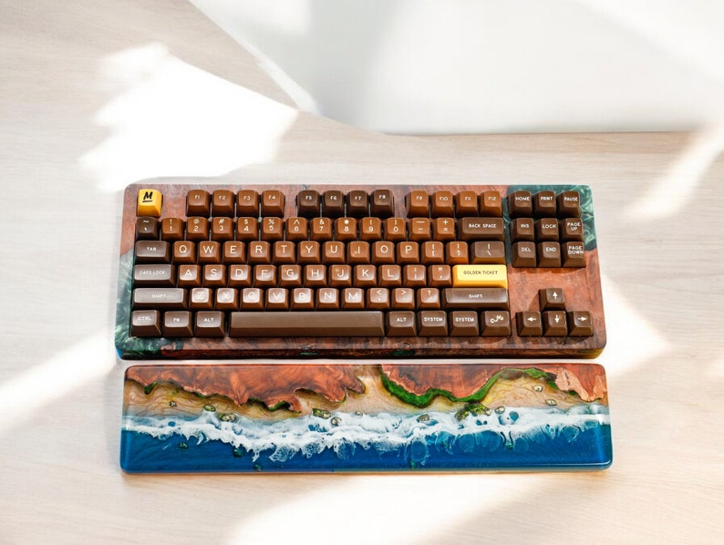 Wrist Rest Resin,keyboard Wrist Rest,wooden Wrist Rest,custom Wrist ...