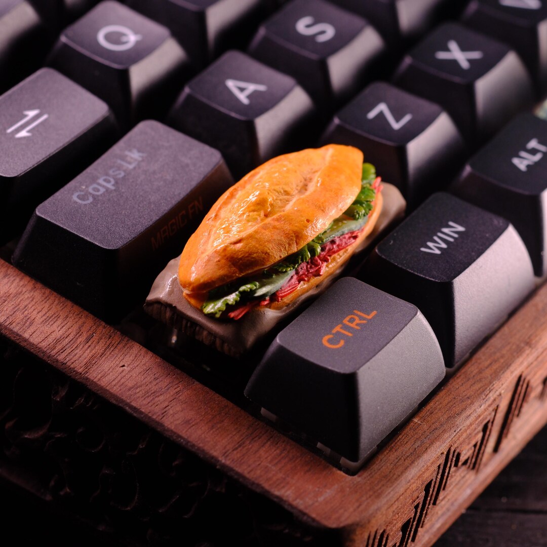 FAST FOOD Artisan Keycap, Resin Keycap for Handmade Gift, Keycap Resin ...
