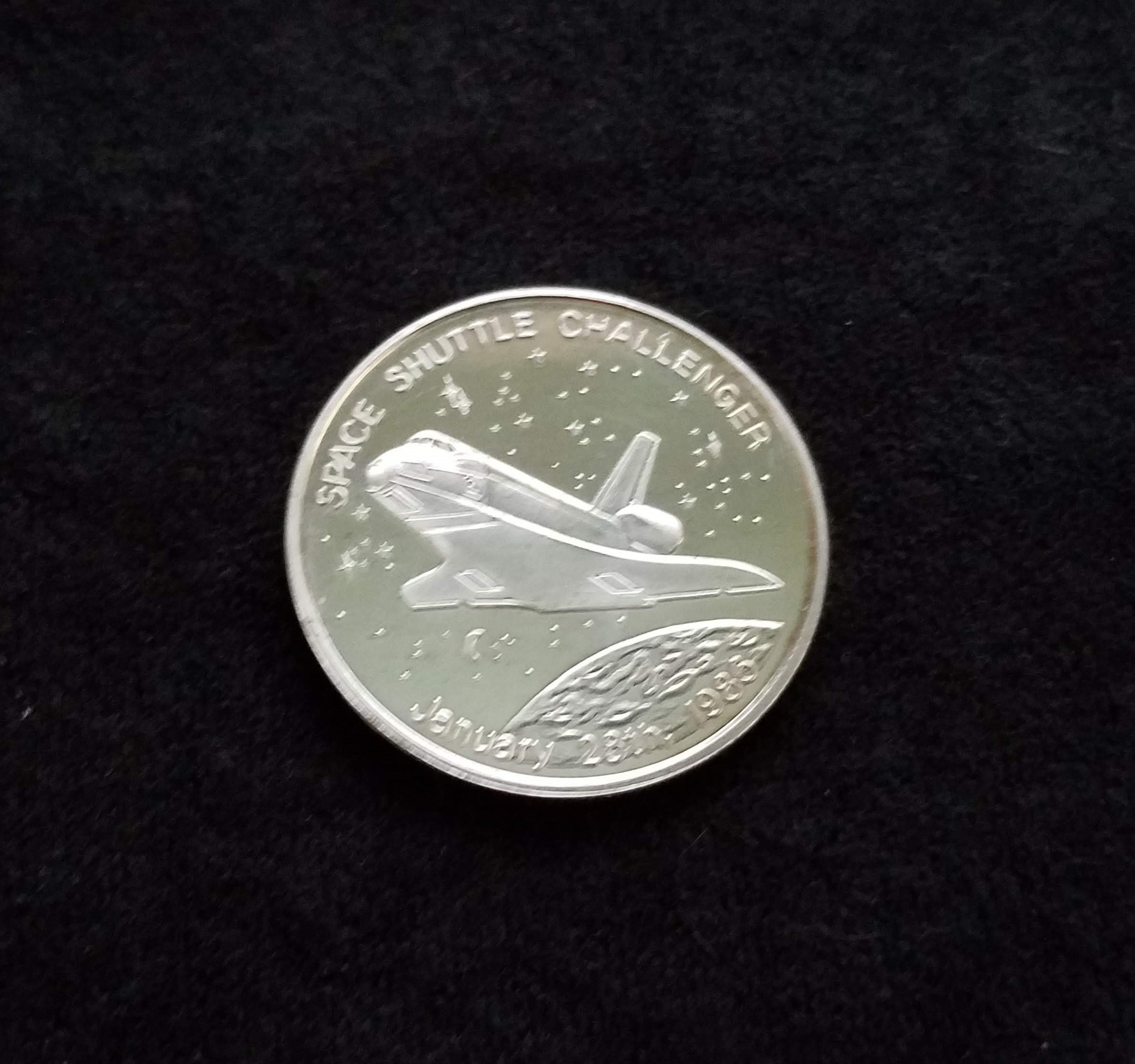 Space Shuttle Challenger Coins
