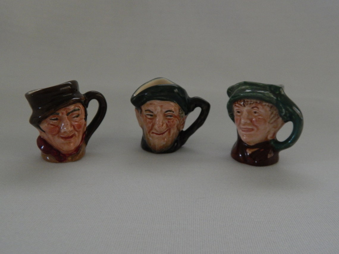 Royal Doulton Miniature Character Jugs - 3 - Etsy