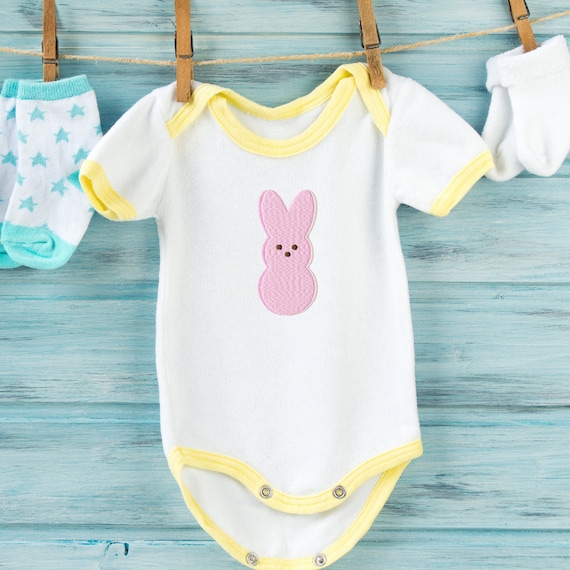 Peep Embroidery Design File Easter Bunny Machine Embroidery | Etsy
