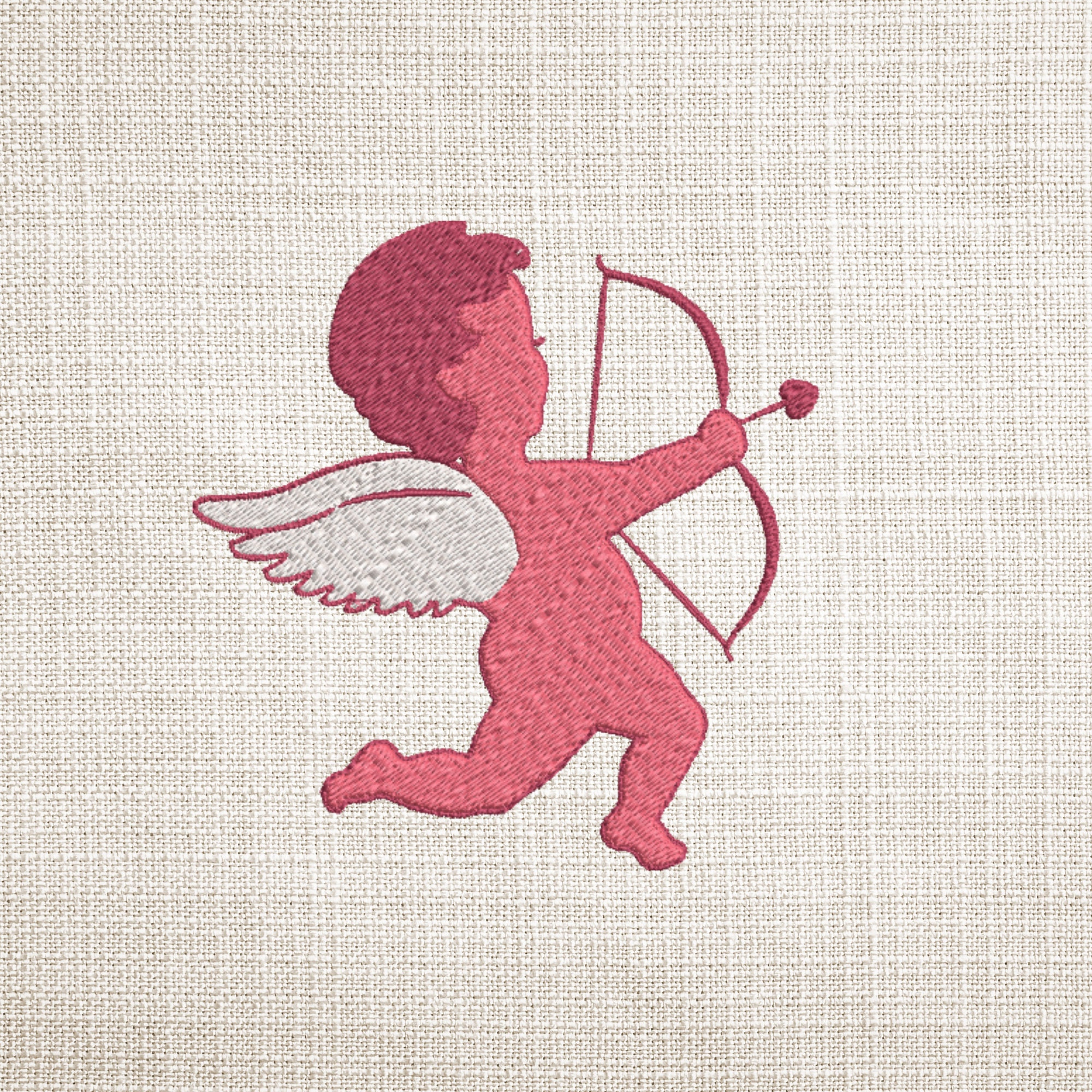 Cupid Machine Embroidery Design File- Cupid Silhouette File- Valentines ...