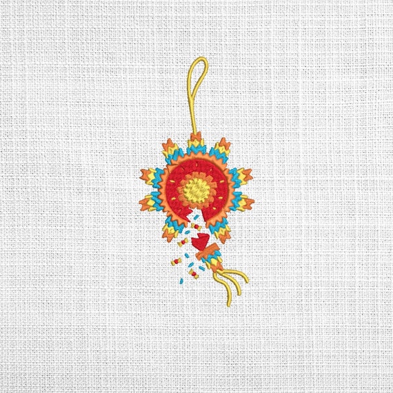 Piñata Embroidery Design File Pinata Machine Embroidery File - Etsy