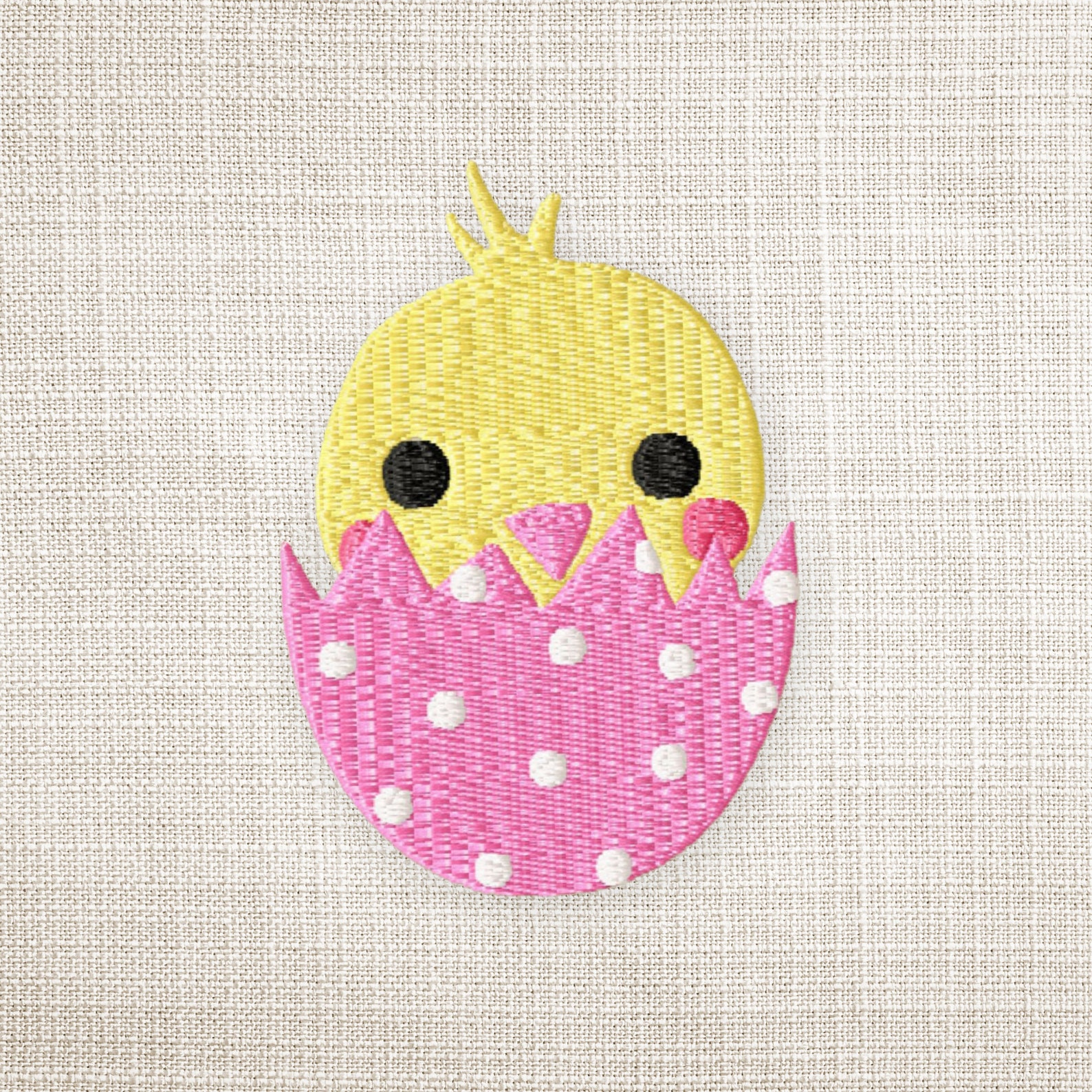 Chick Embroidery Design File Easter Chick Machine Embroidery | Etsy