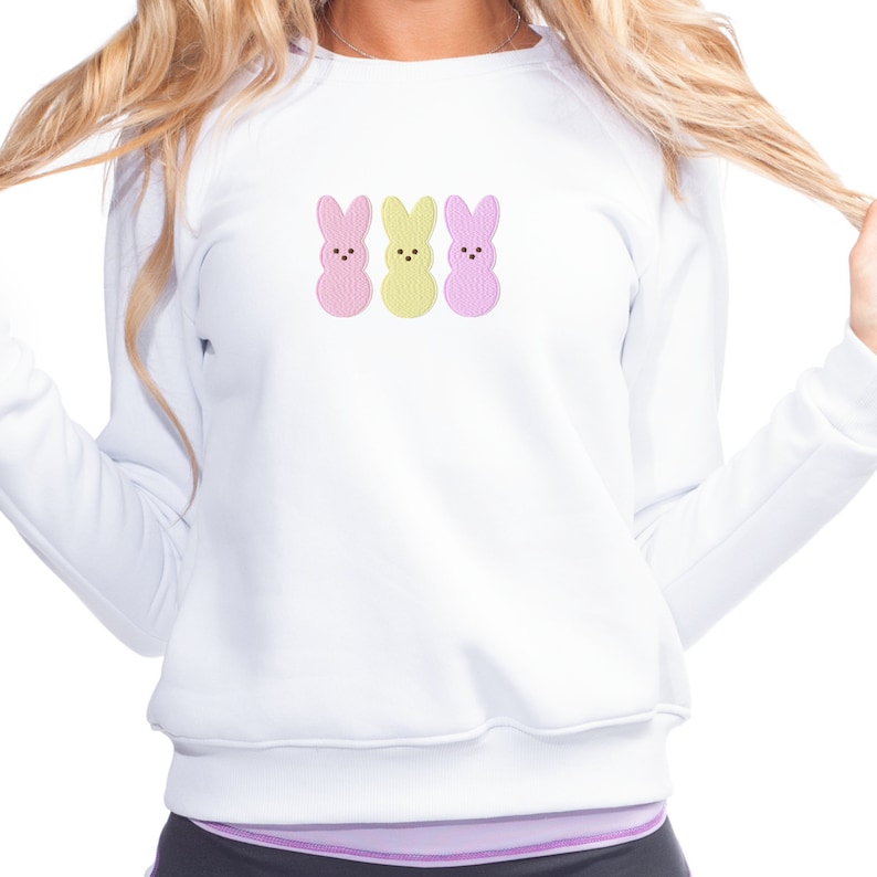 Peeps Embroidery Design File Easter Bunny Machine Embroidery | Etsy