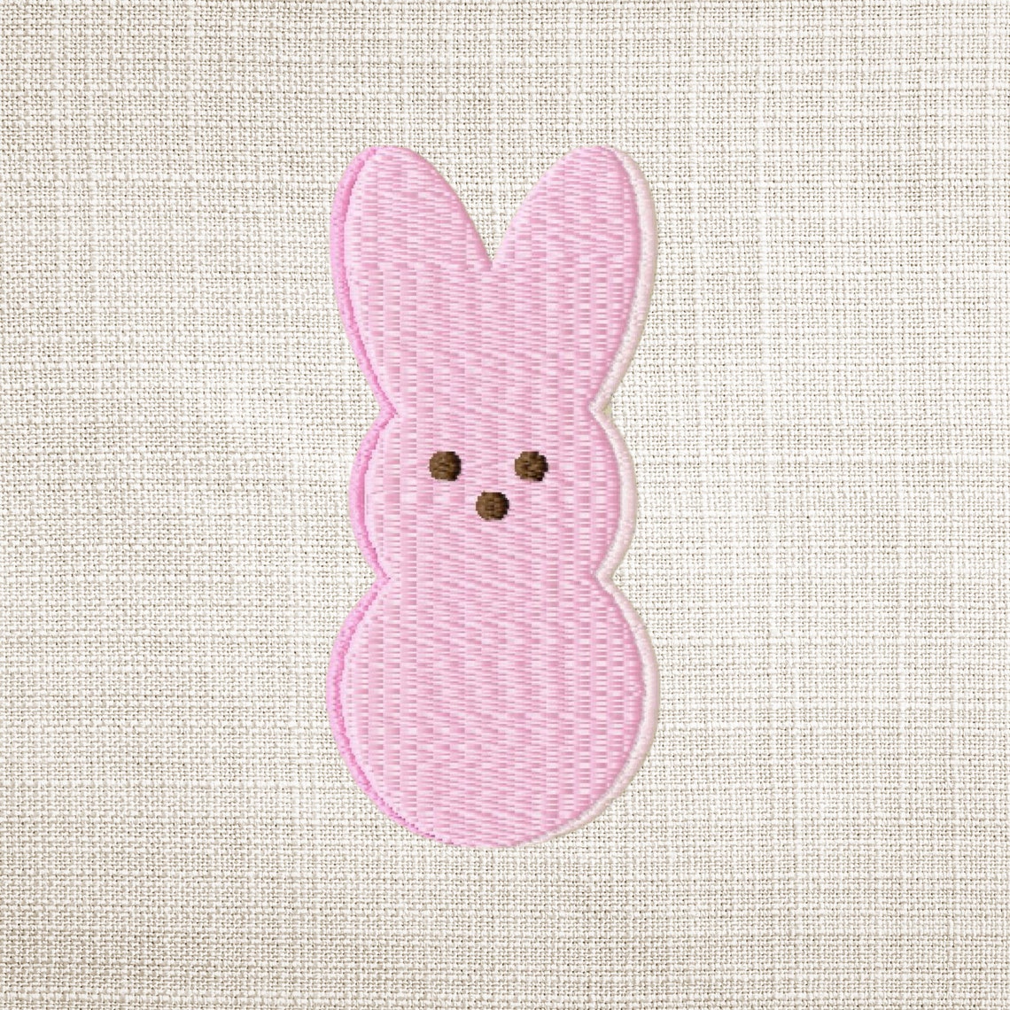 Peep Embroidery Design File Easter Bunny Machine Embroidery | Etsy