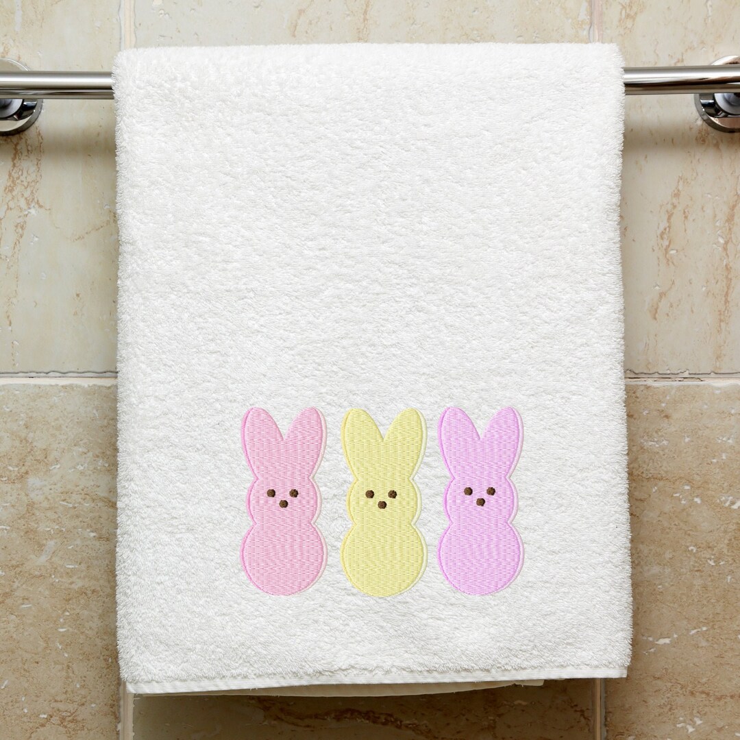 Peeps Embroidery Design File- Easter Bunny Machine Embroidery File ...
