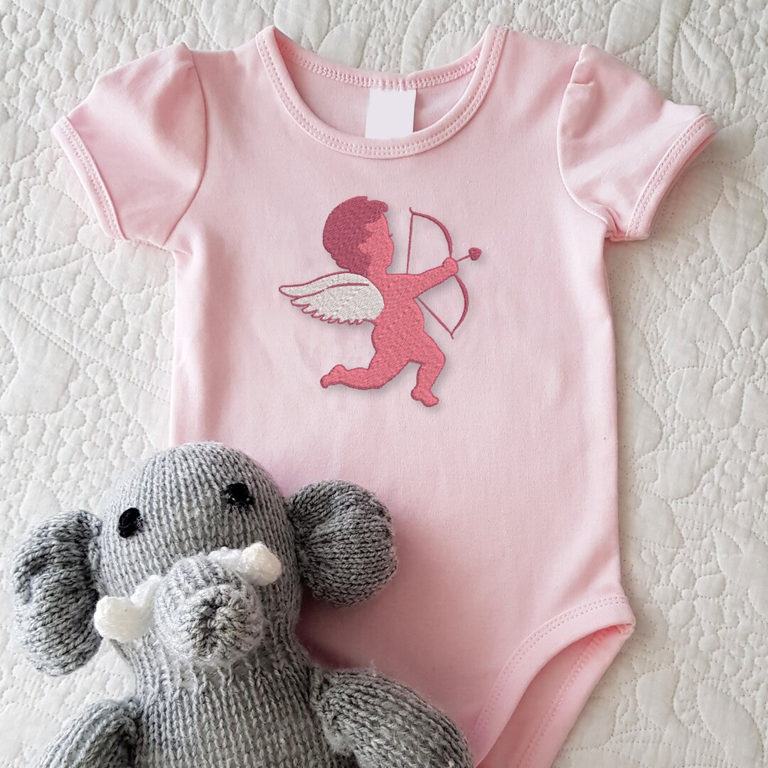 Cupid Machine Embroidery Design File- Cupid Silhouette File- Valentines ...