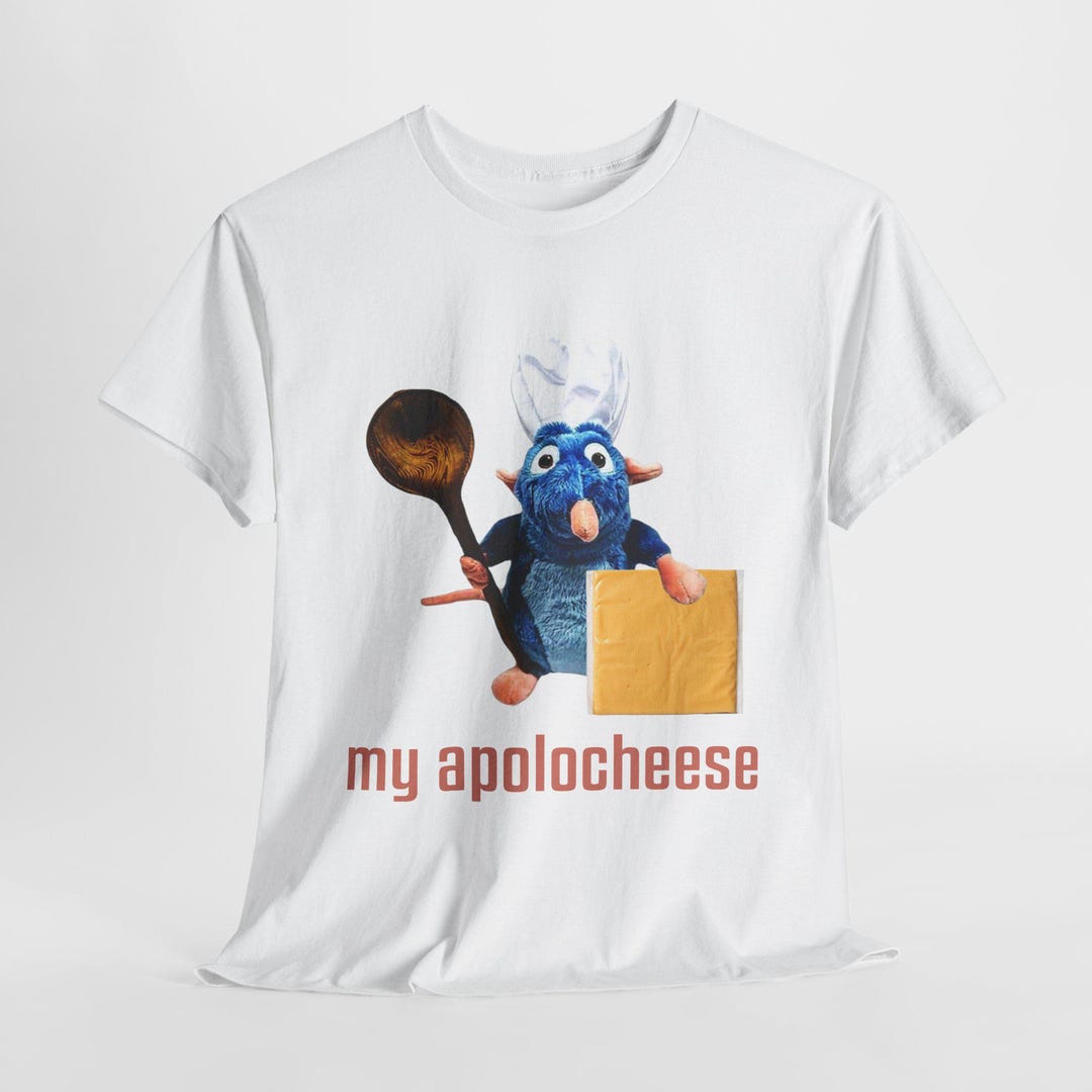 My Apolocheese Rat Plush Cheese Meme, Funny Meme Shirt, Ironic Shirt ...