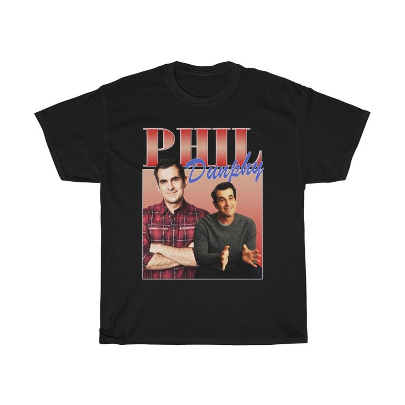 Phil Dunphy T-shirt, Men's Women Unisex Rap Tee Shirt, Phil Dunphy ...