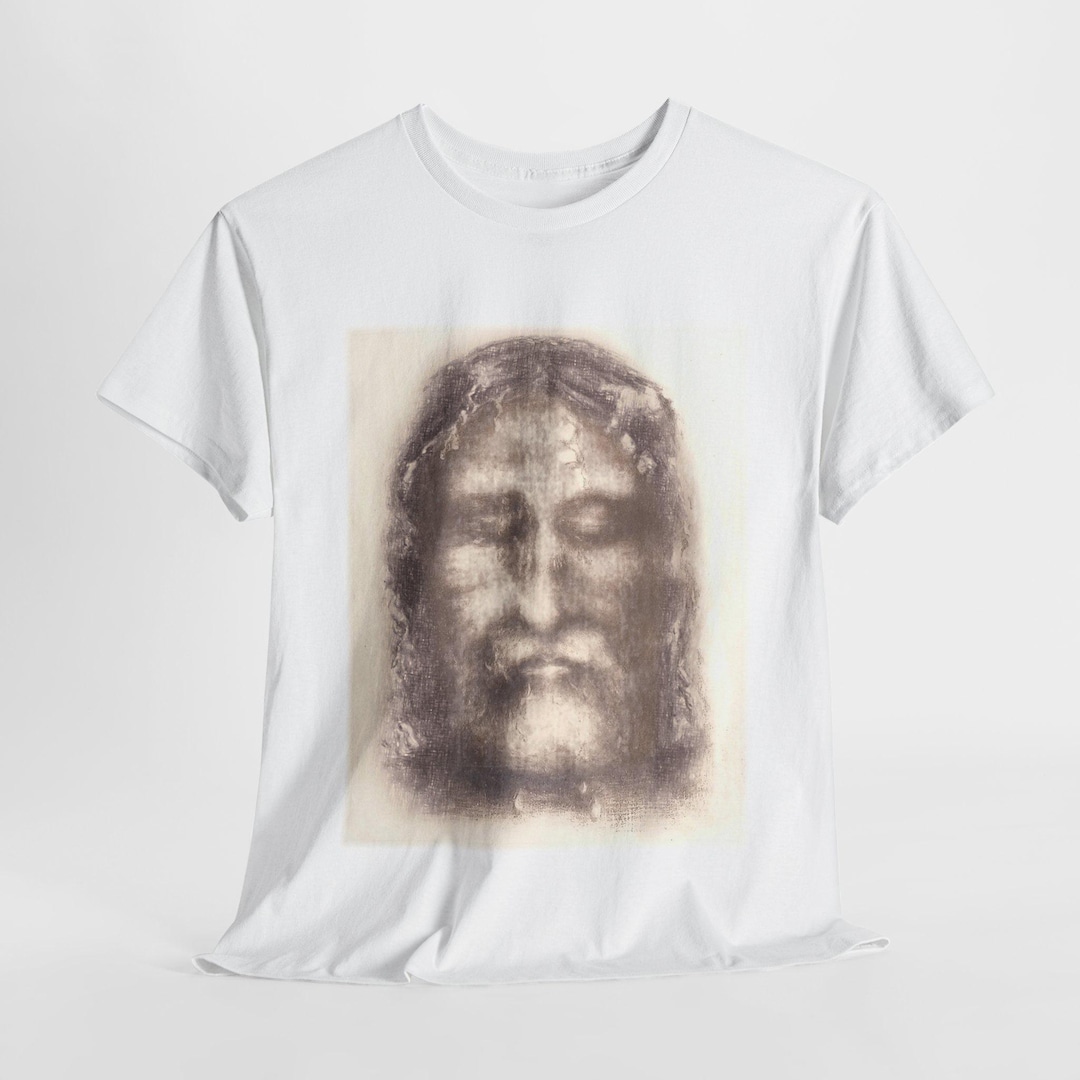 Real Face of Jesus Christ Shirt, Shroud of Turin, Jesus Christ Tee ...
