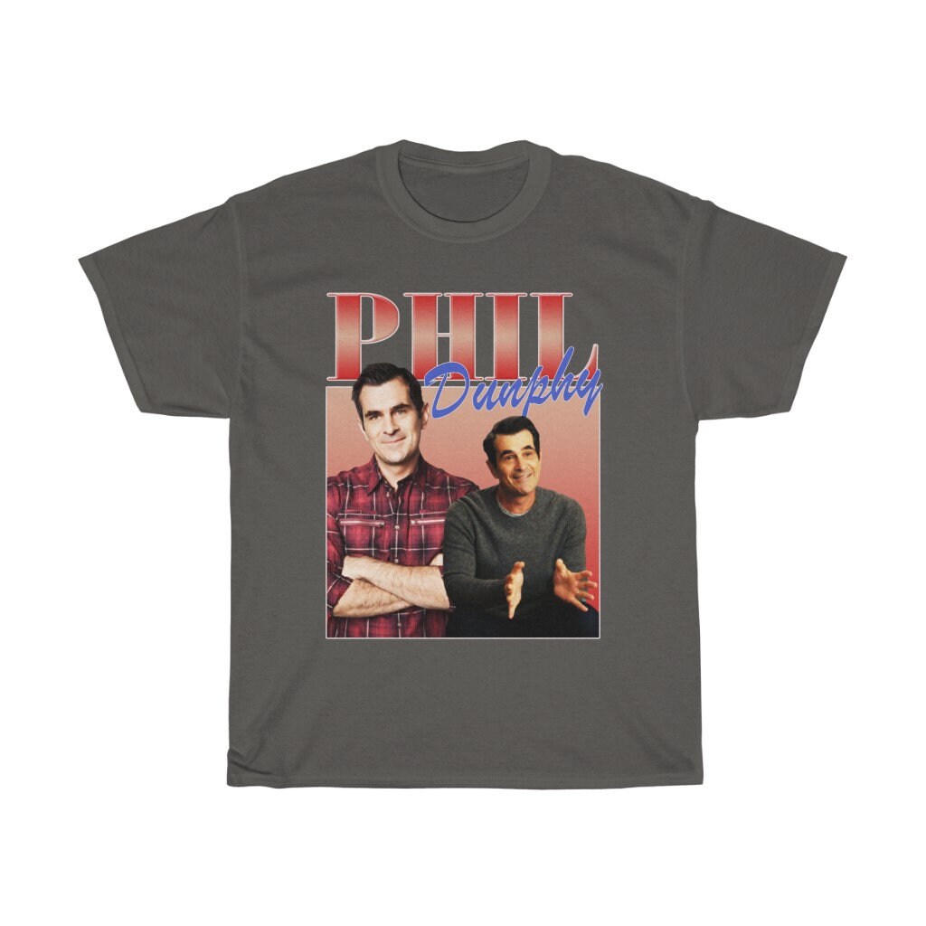 Phil Dunphy T-shirt, Men's Women Unisex Rap Tee Shirt, Phil Dunphy ...