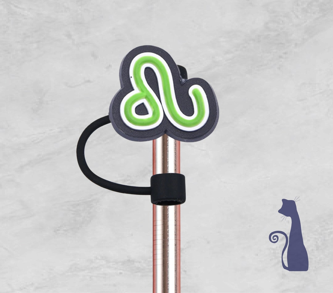 Leo Straw Topper, Straw Cover, Straw Charms, Zodiac Straw Topper ...