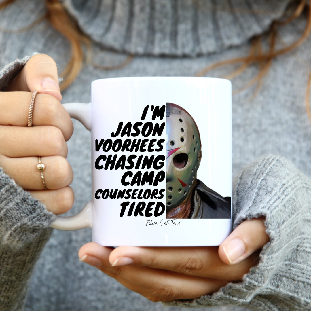 Jason Coffee Mug Friday the 13th Voorhees Horror Friends Camp Crystal ...