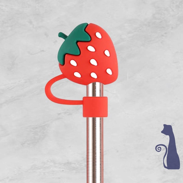 Stanley Straw Topper Strawberry Shortcake - Etsy