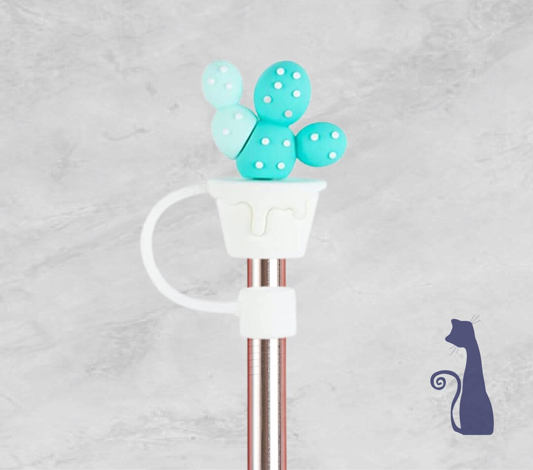 Cactus Succulent Straw Topper Straw Covers Straw Charms - Etsy