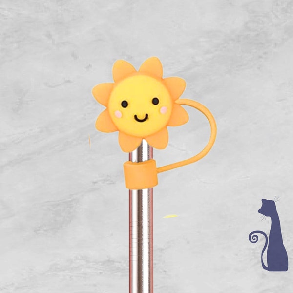 Sun Flower Stanley Straw Topper - Etsy