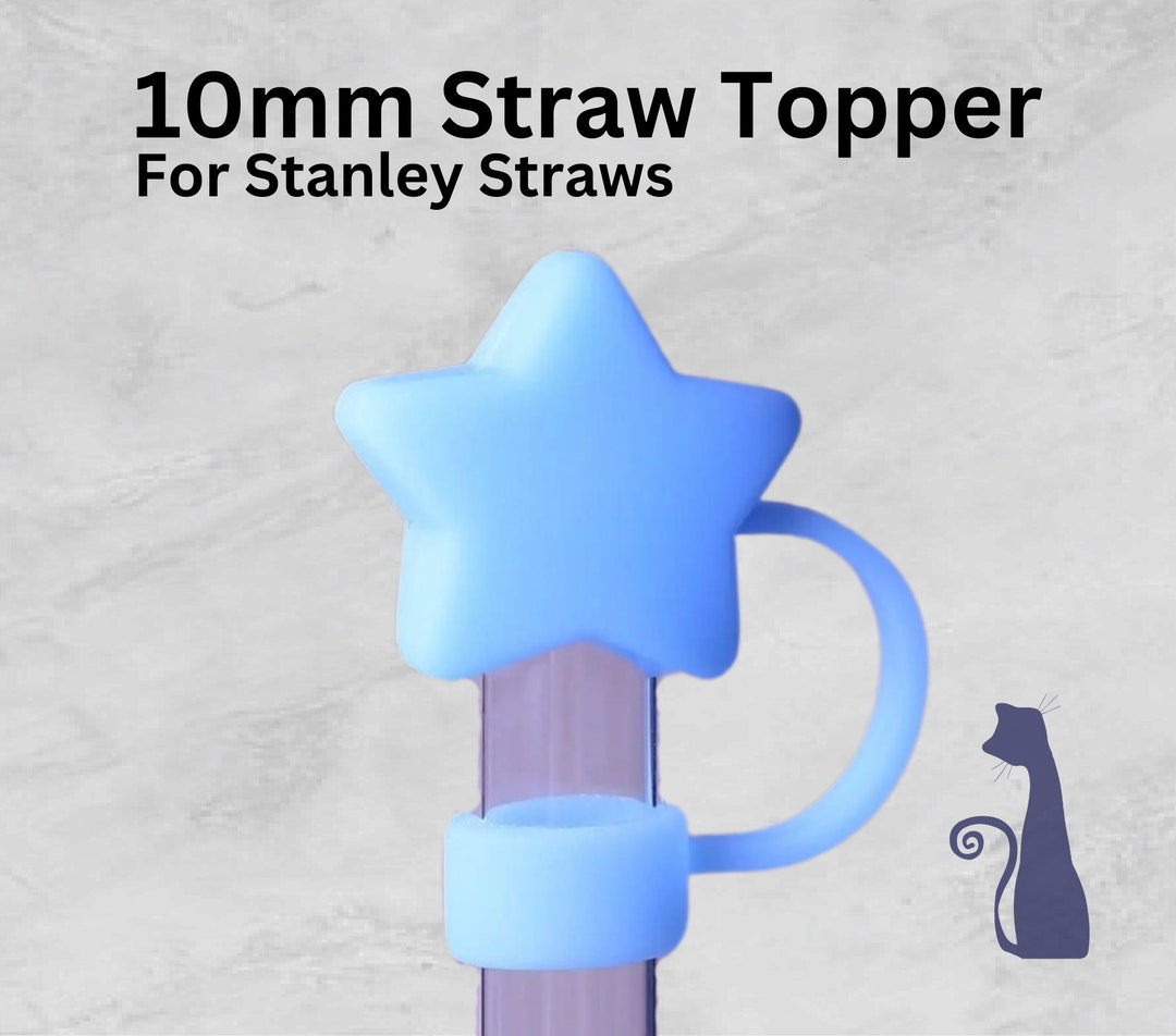 Star Straw Topper, 10mm Straw Topper, Blue Star, Straw Topper, Straw ...