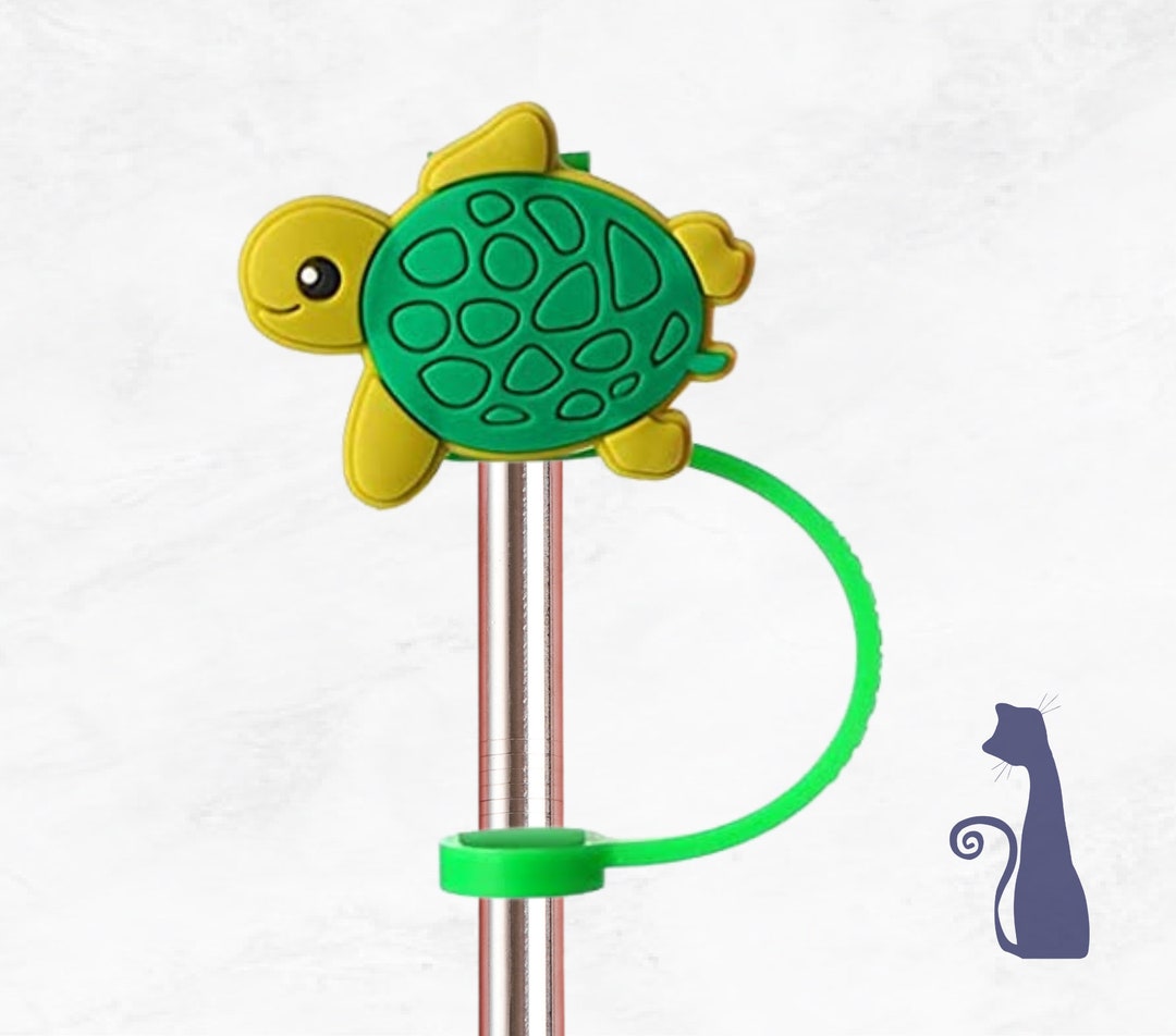 Turtle Straw Topper, Straw Cover, Straw, Ocean Straw Topper, Straw ...