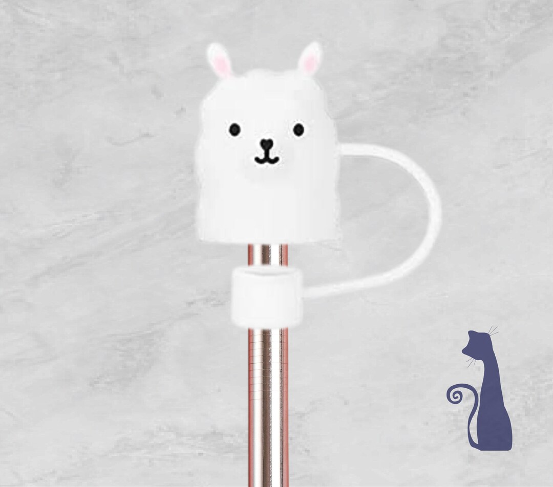 Llama Straw Topper, Straw Cover, Straw Charm, Straw Cap, Straw Topper ...