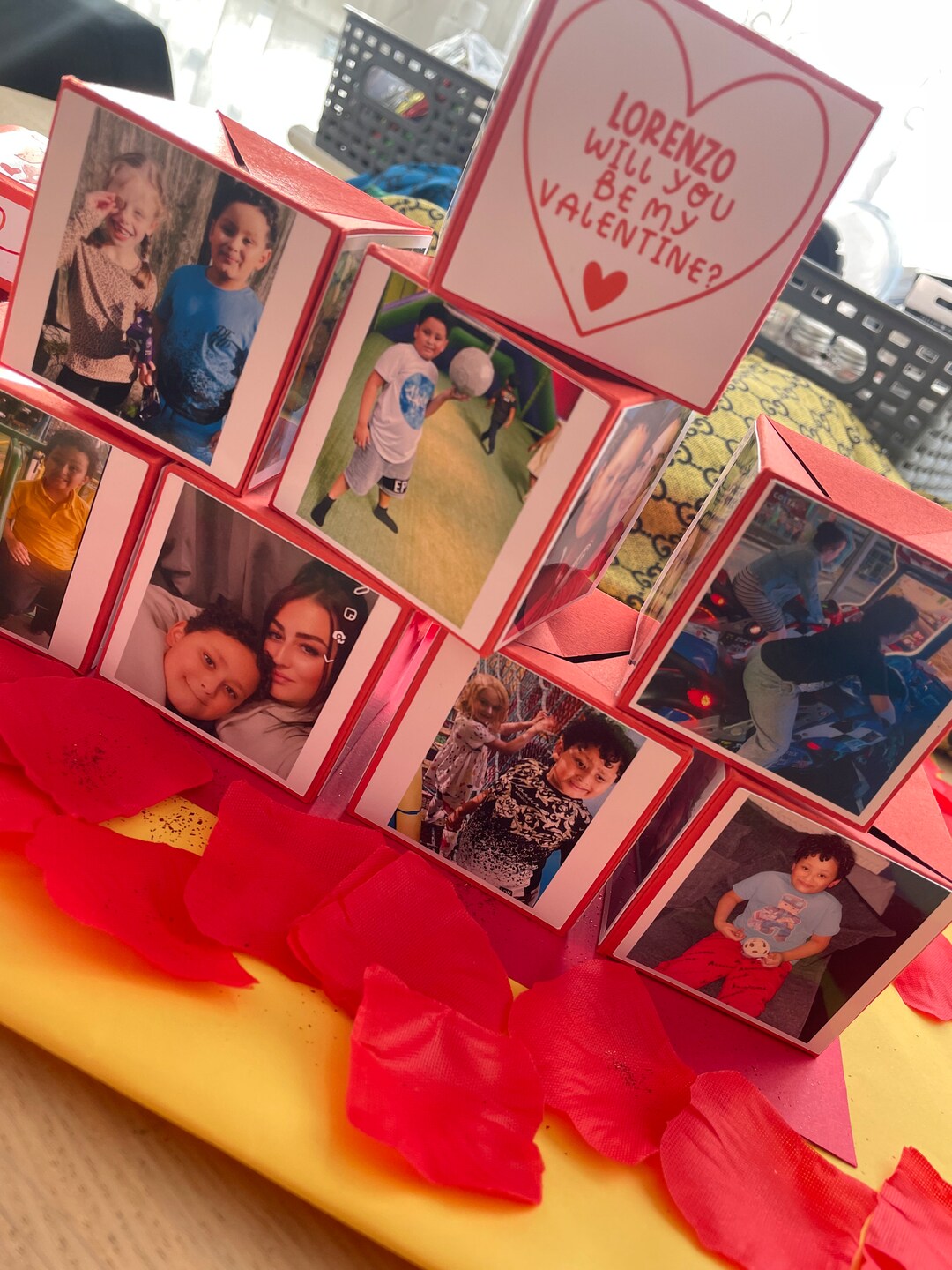 Personalised Valentines Exploding Cubes Memory Photo Box Gift - Etsy