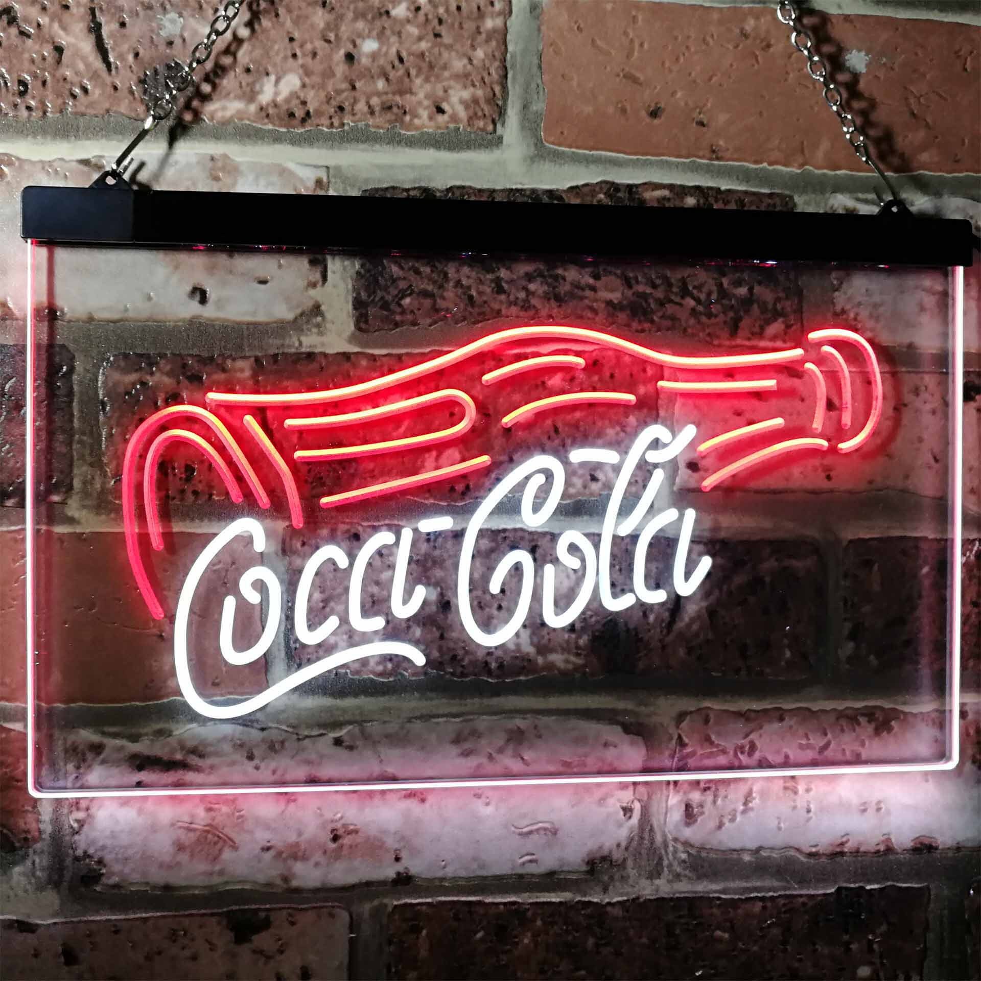 Coca Cola Coke Classic Neon Light LED Sign, Bar Man Cave Decor, Home ...