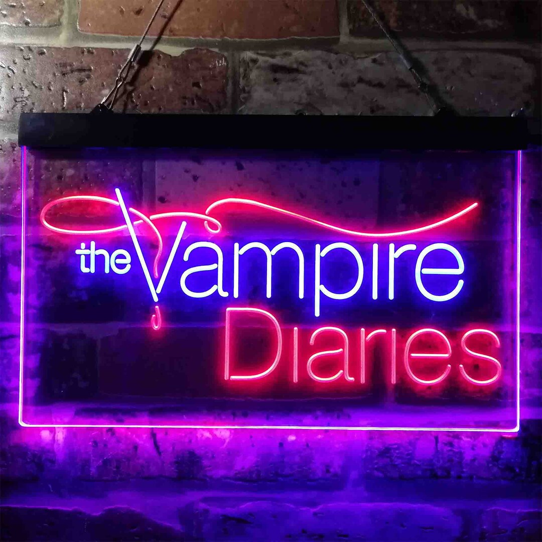 The Vampires Diaries Neon Light LED Sign, Japanese Anime Art Decor ...