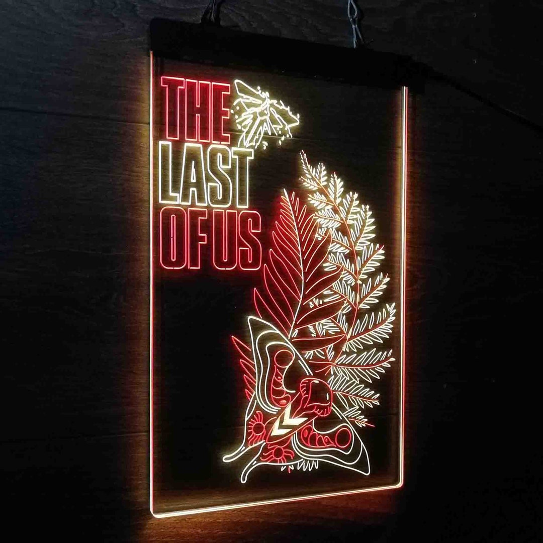 Last of Us Ellie Tattoo Neon Light LED Sign, Man Cave Decor, Custom ...