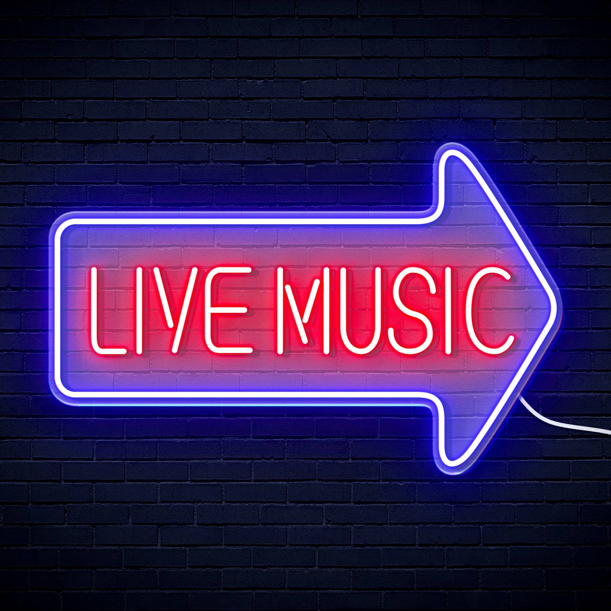 Live Entertainment Sign