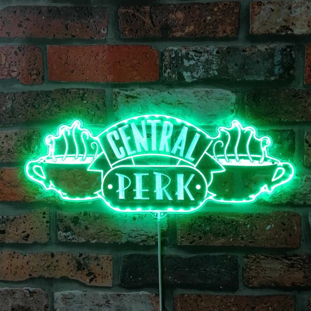 Central Perk Cafe Neon Light LED Sign, Man Cave Decor, Night Light ...