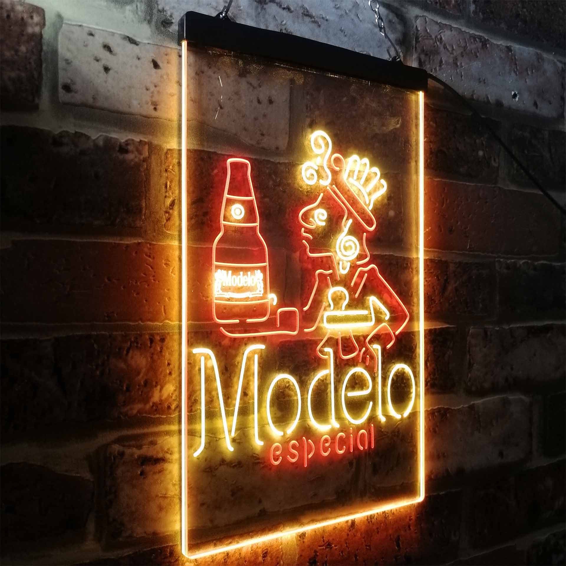 Modelo Especial Neon Light LED Sign, Bar Man Cave Decor, Home Bar Light ...