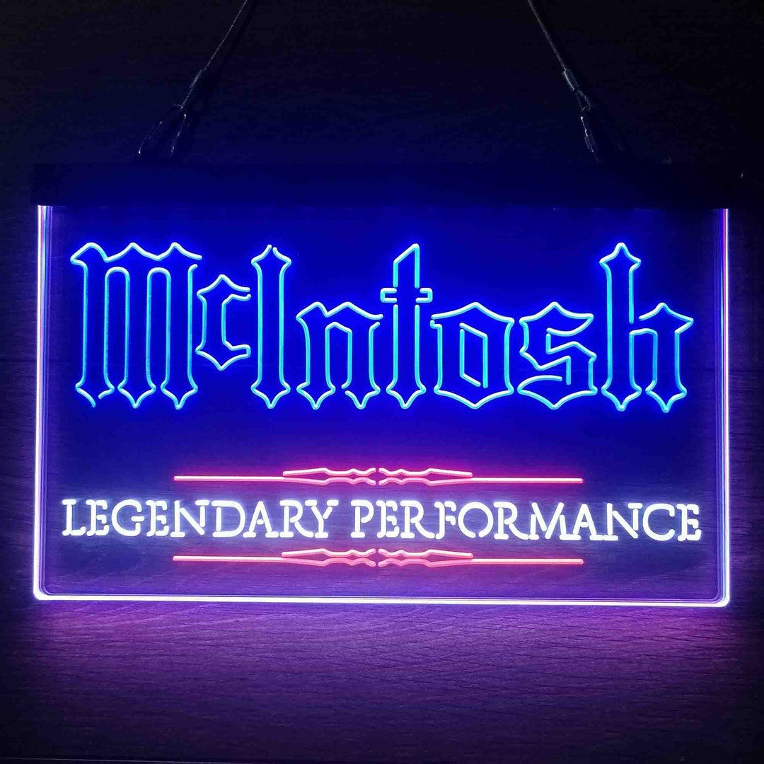 Mcintosh Home Movie Theater LED Light Sign, Art Decor, Neon Light ...