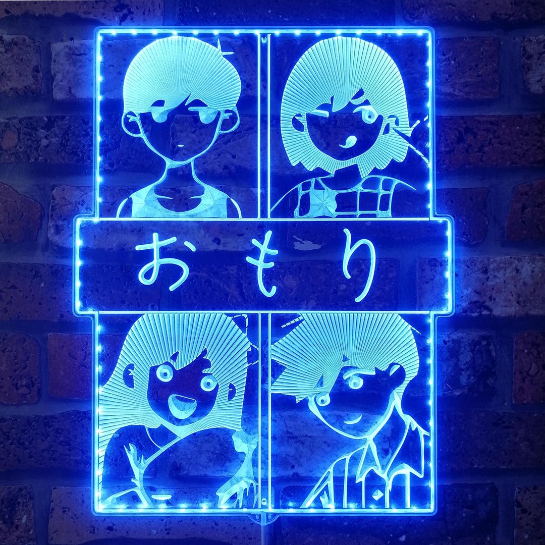 Omori Neon Light LED Sign, Gaming Night Light Decor, Custom Video Game ...