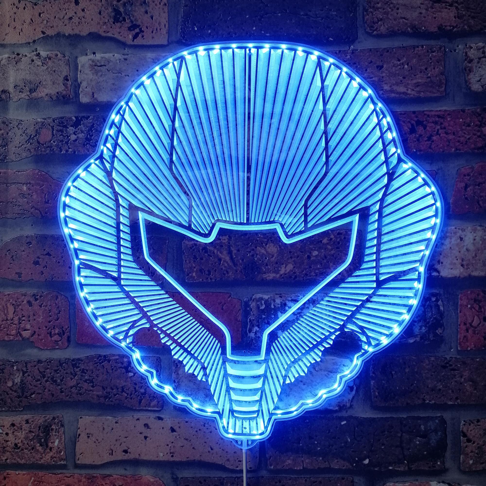 Metroid Samus Neon Light LED Sign, Fallout Fandom Man Cave Decor ...