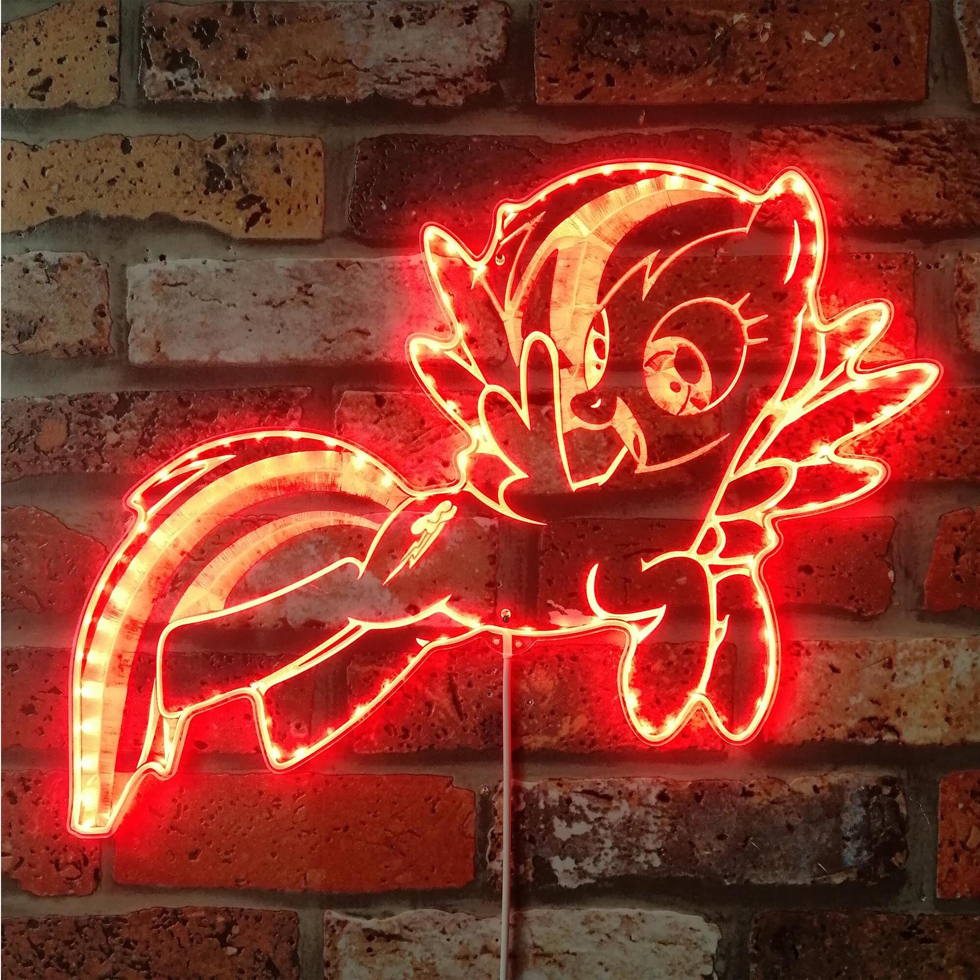 My Little Pony Neon Rainbow Light LED Sign, Little Pony Party Light ...