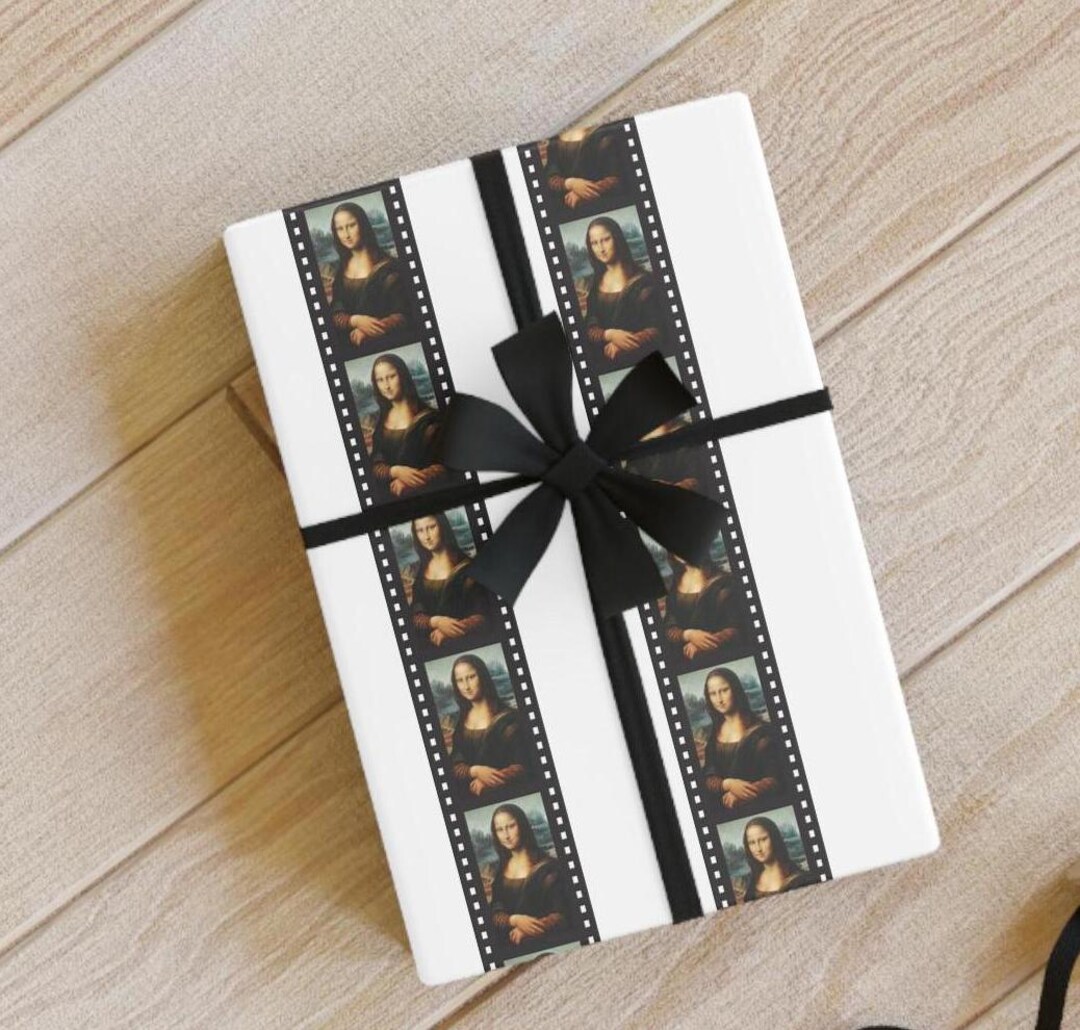 Mona Lisa Wrapping Paper Vintage Art Gift Wrap Renaissance Aesthetic ...