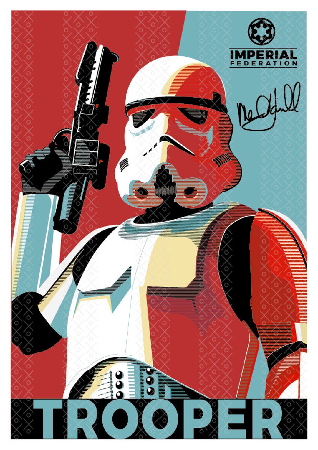 Storm Trooper. A3 Poster, Starwars. Hi Res JPEG Portrait. - Etsy