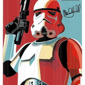 Storm Trooper. A3 Poster, Starwars. Hi Res JPEG Portrait. - Etsy
