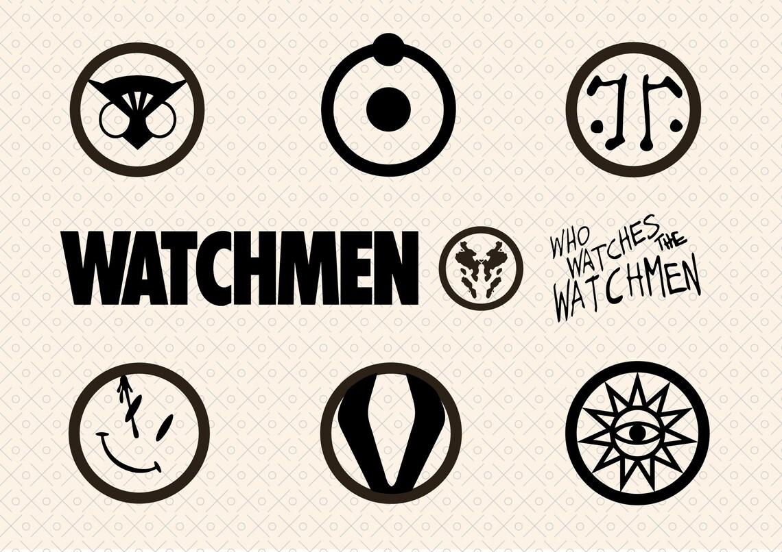 Watchmen Logos, EPS, PNG, SVG - Etsy Ireland