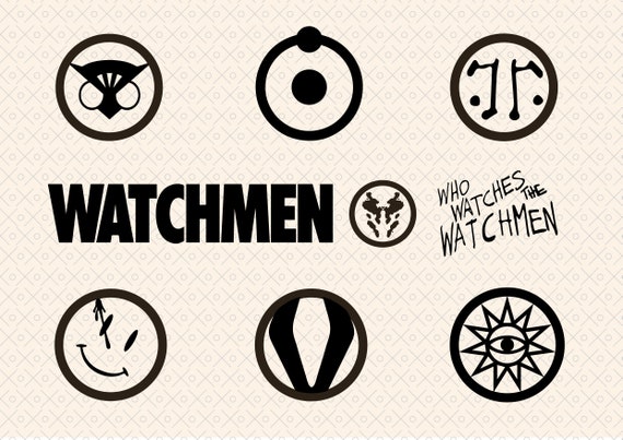Watchmen Logos EPS PNG SVG | Etsy
