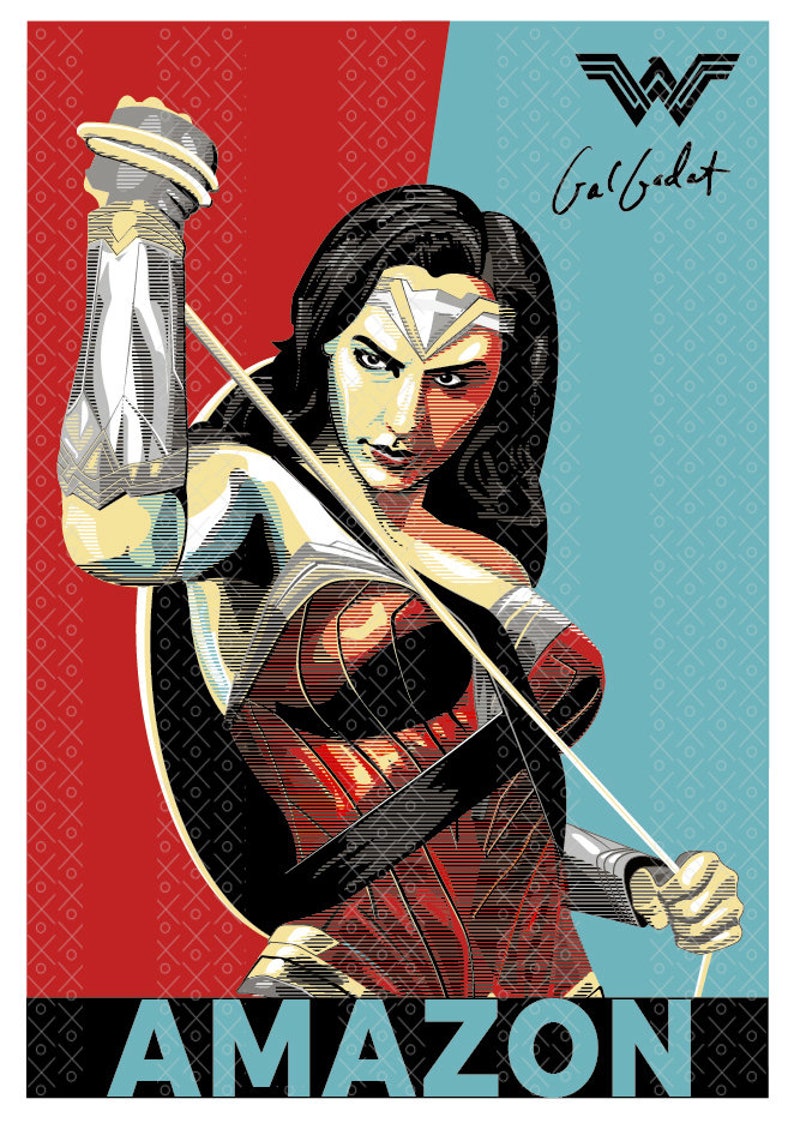 Wonder Women. JLA. A3 Poster, Hi Res JPEG Portrait. - Etsy