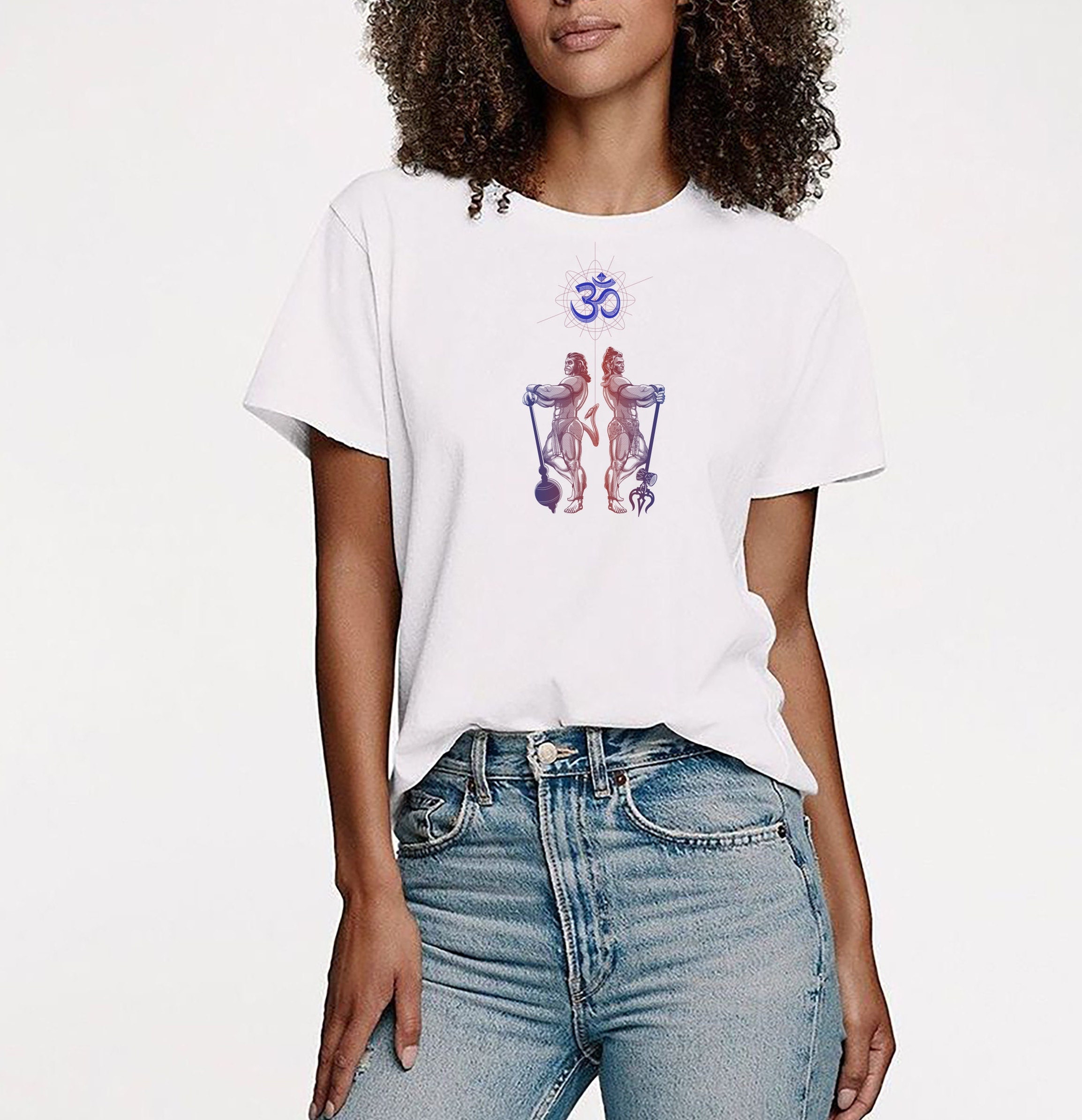 Hanuman & Shiva. Vector Art, SVG, PNG Line Illustration. - Etsy