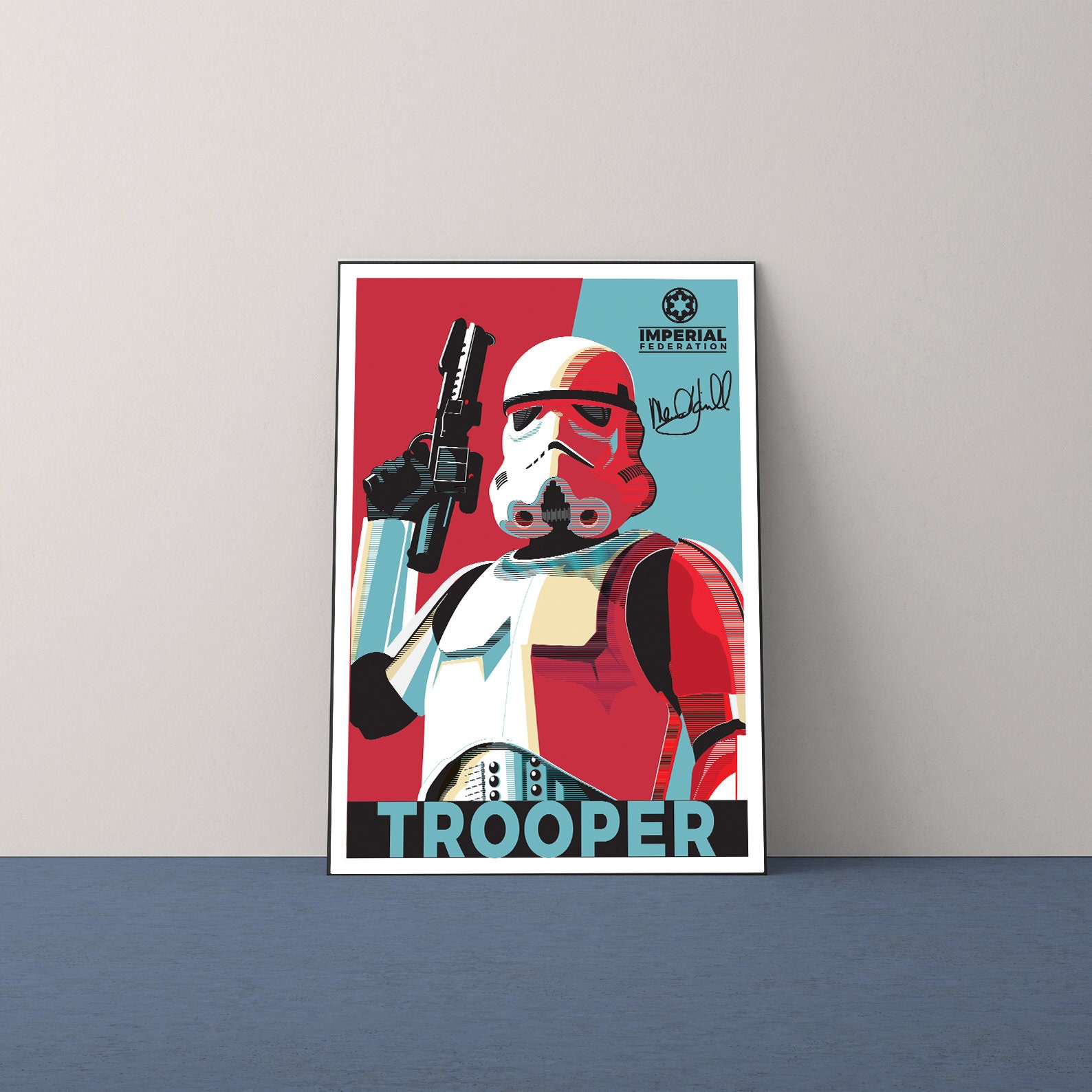 Storm Trooper. A3 Poster, Starwars. Hi Res JPEG Portrait. - Etsy