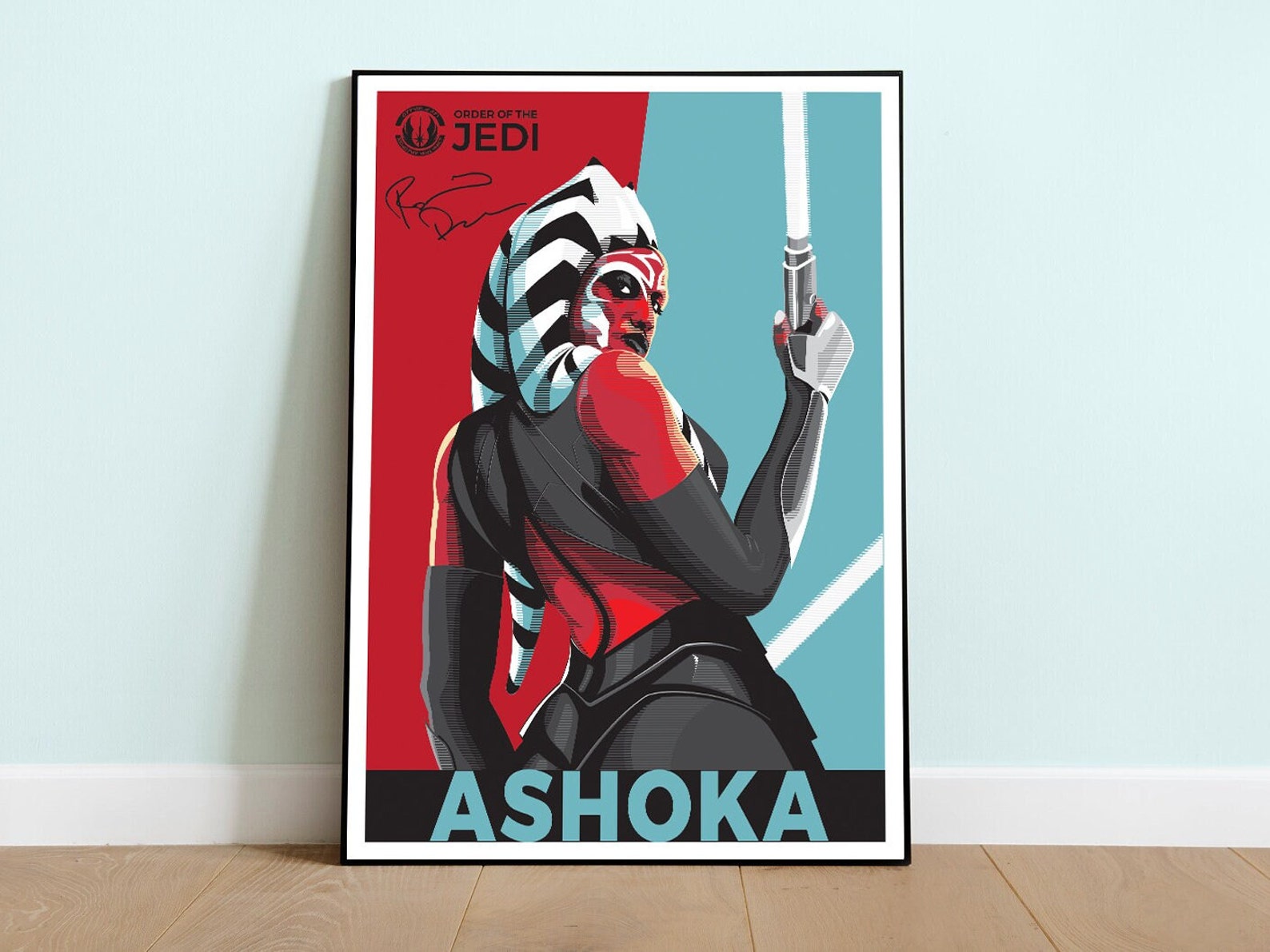 Ashoka, Jedi. A3 Poster, Starwars. Hi Res JPEG Portrait. - Etsy Canada