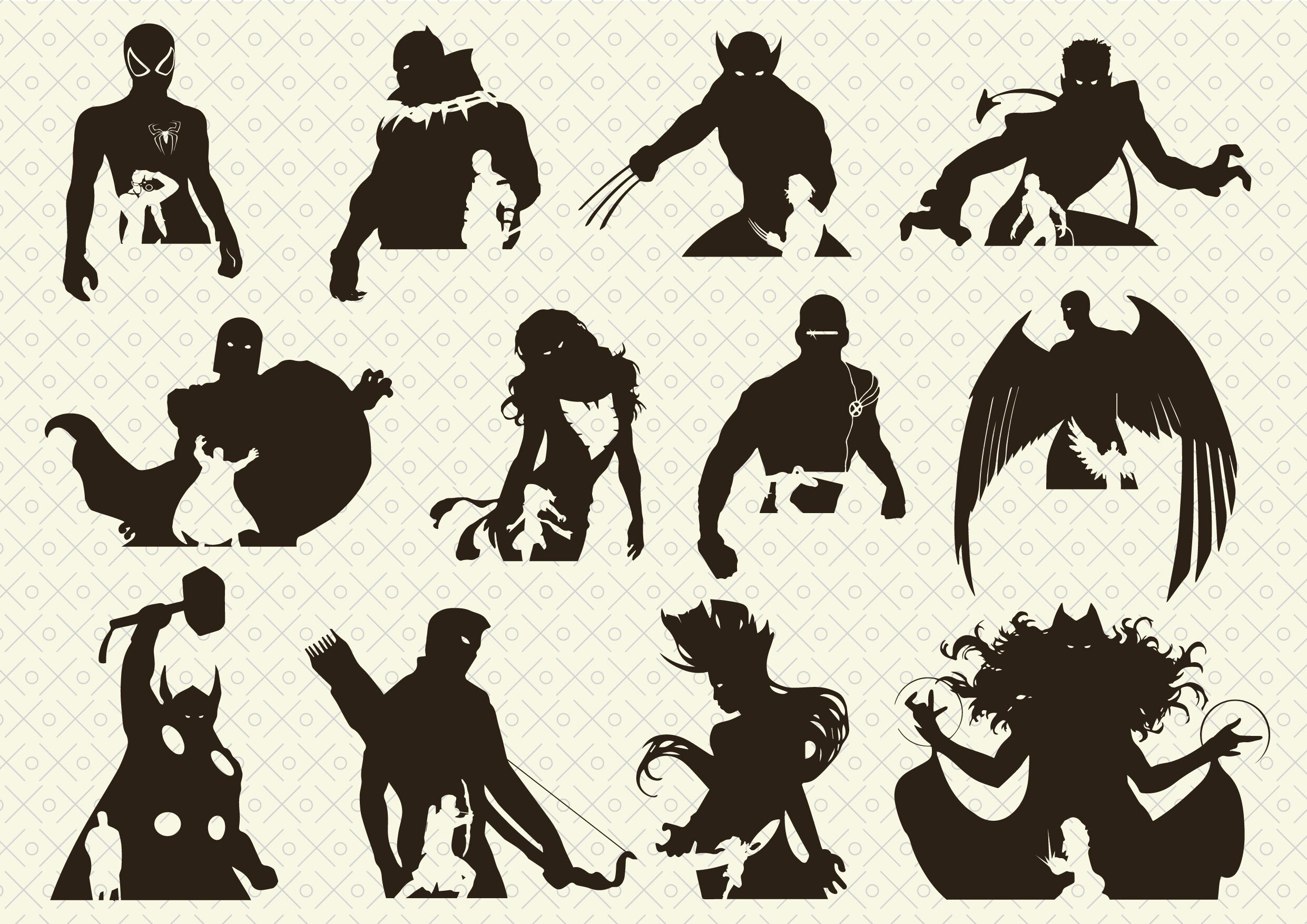 SUPERHEROS - SVG - Etsy