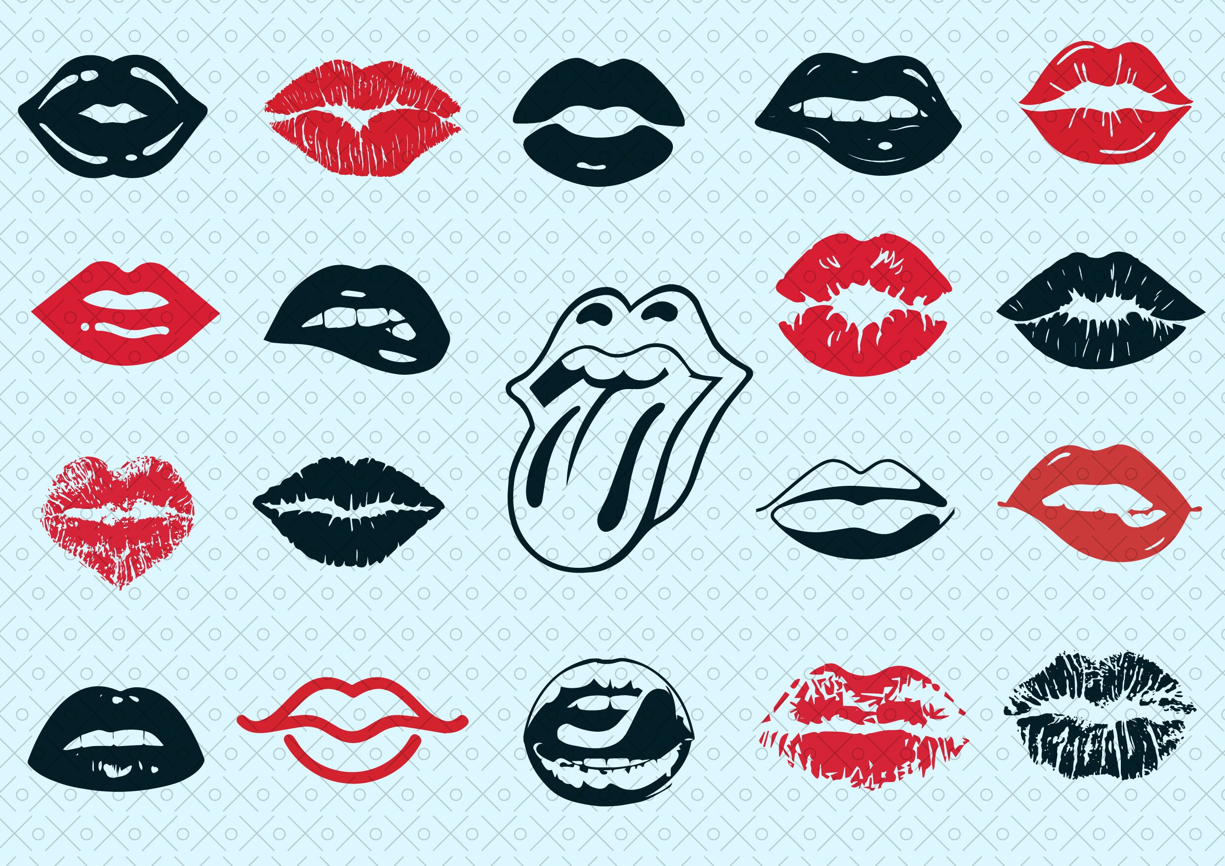 Lips, Graphic, PNG,SVG,EPS File - Etsy